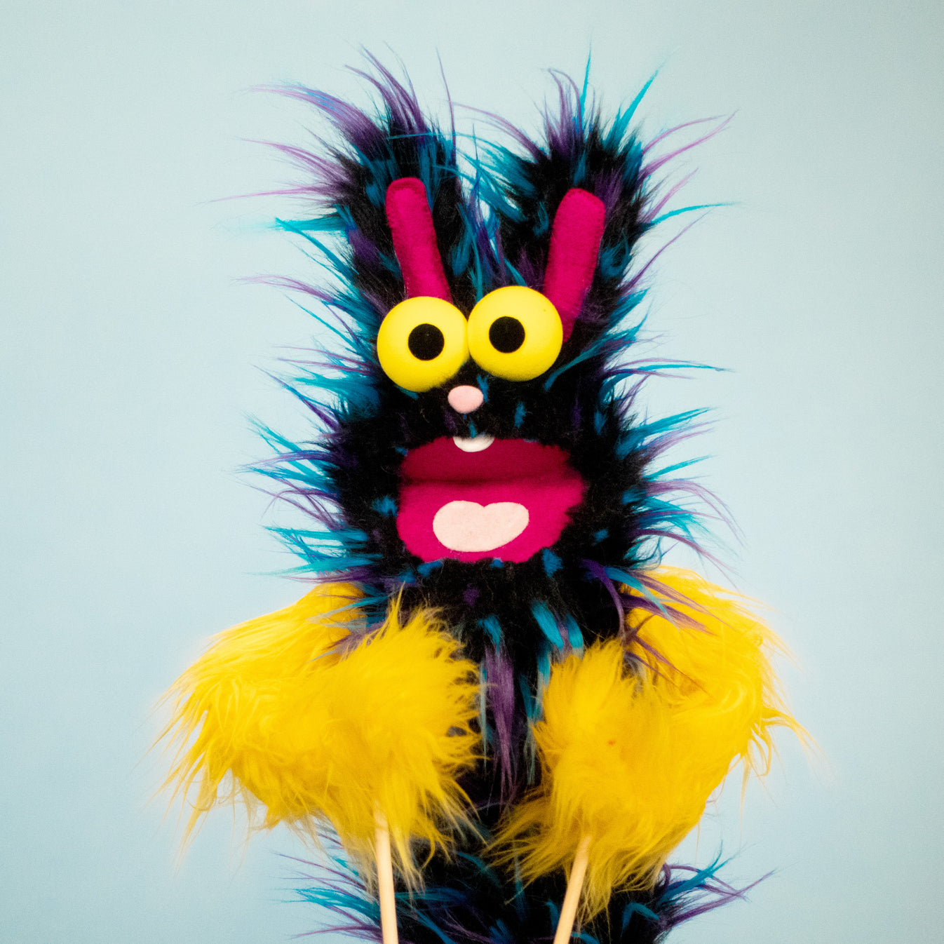 Bunny Zigzag - Hand & Rod Puppet – Ragmop & Goose