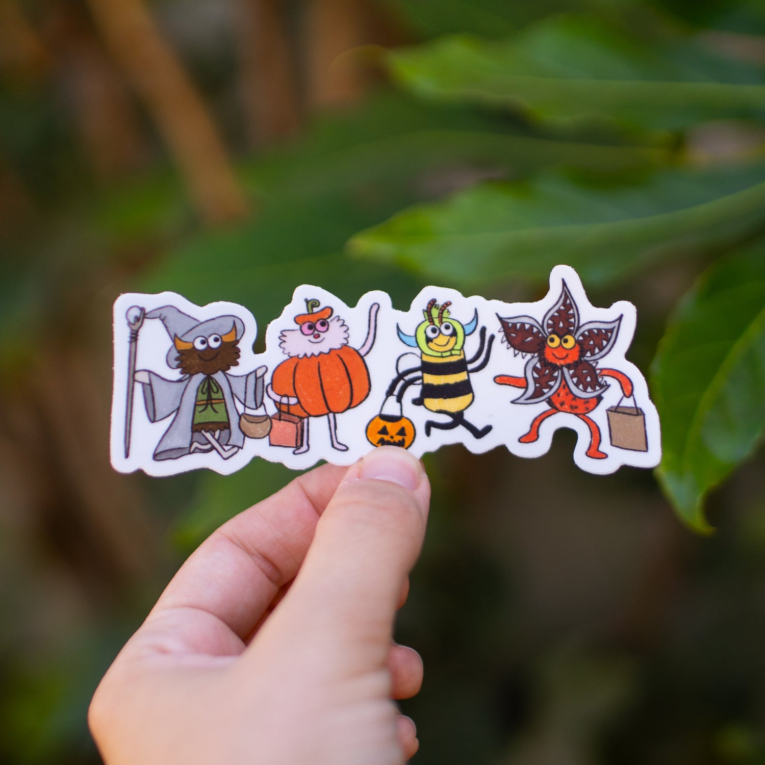 2024 October Sticker - Trick or Treat - Patreon Exclusive – Ragmop & Goose